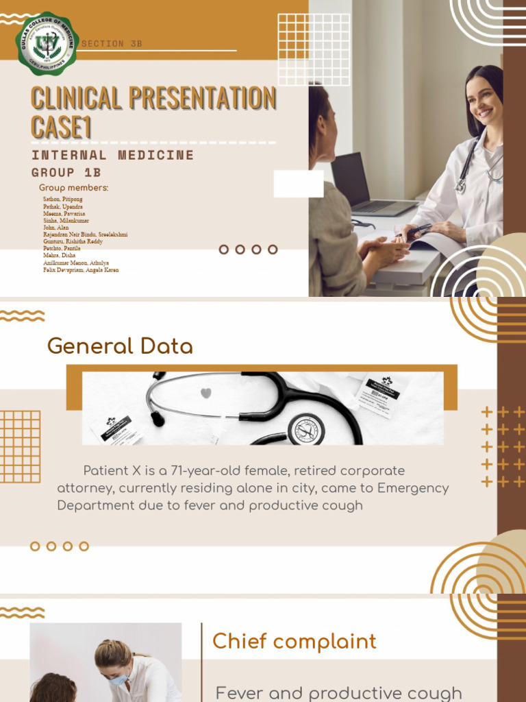 GROUP 1B Clinical Presentation Case1 | PDF | Chronic Obstructive Pulmonary Disease | Tuberculosis