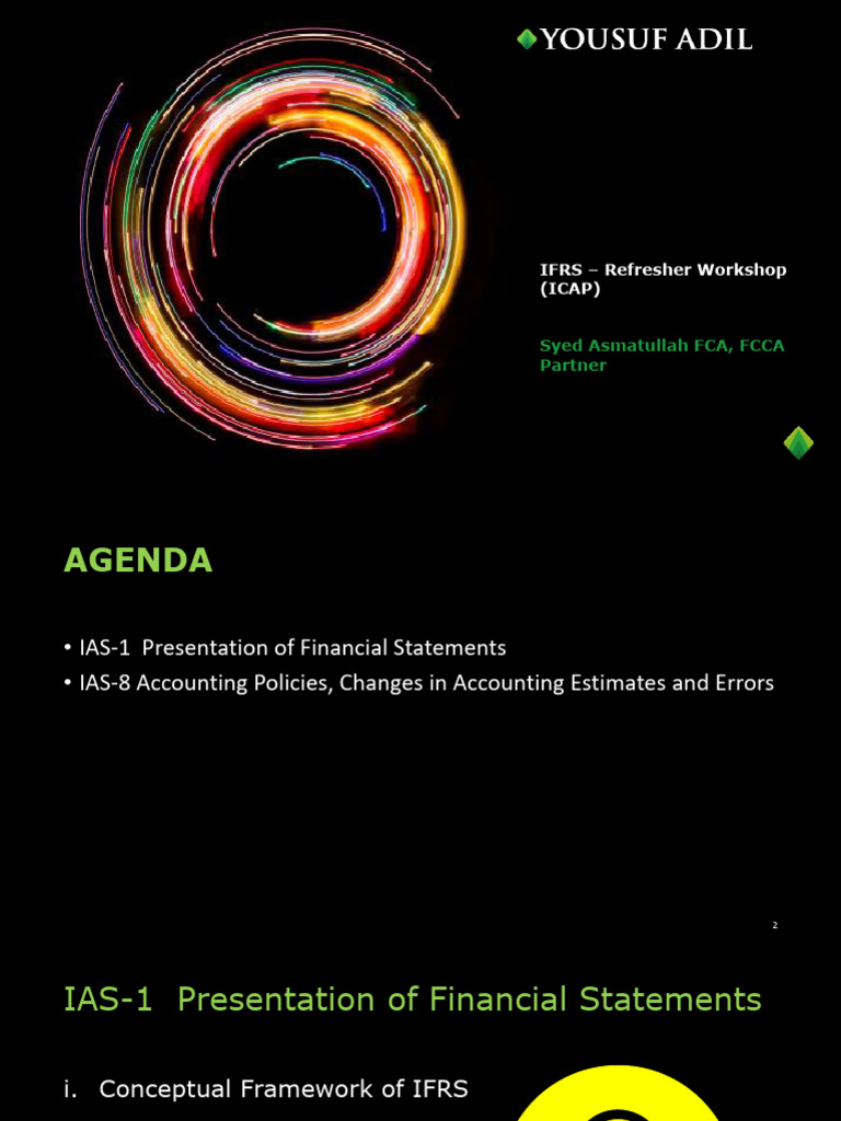 IAS-01 and IAS-08 Asmat | PDF | International Financial Reporting ...