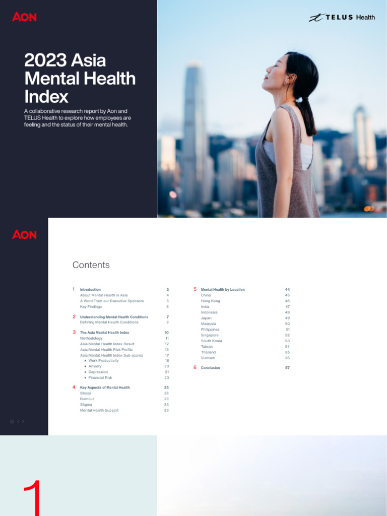 Aon-and-TELUS-Health-Asia-Mental-Health-Index-Report-2023 | PDF | Cost ...