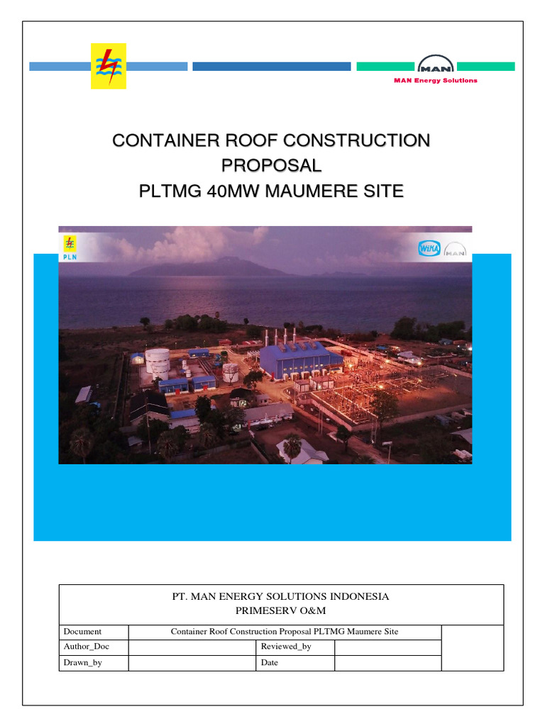 MOF-Proposal-Container Roof | PDF | Secondary Sector Of The Economy ...