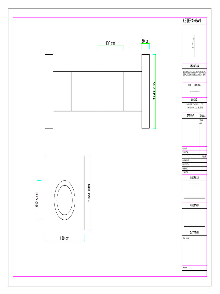Desain - Gorong-Gorong BPU | PDF