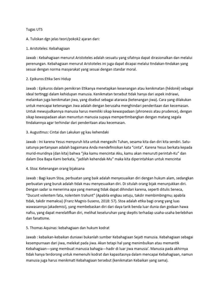 Tugas UTS-WPS Office | PDF | Sains & Matematika