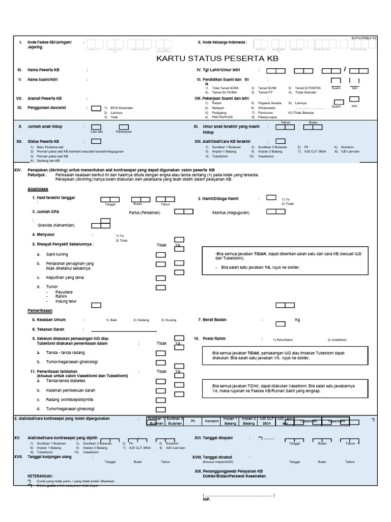 KARTU PESERTA KB KIA-dikonversi | PDF