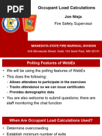 NFPA101 Occupant Load | PDF | Transport