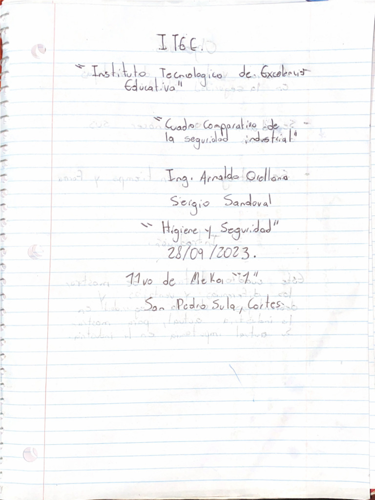 Cuadro Comparativo Seguridad Sergio - Sandoval | PDF Cuadro Comparativo Seguridad Sergio - Sandoval | PDF