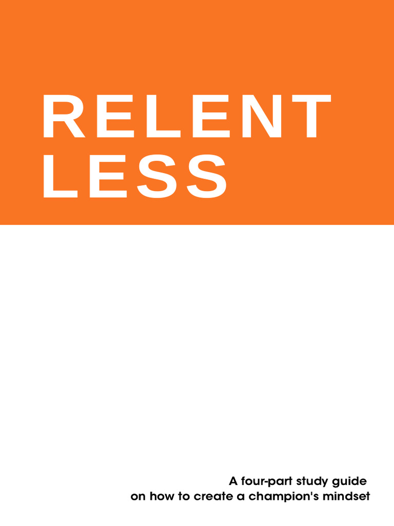 Relentless | PDF | Divine Grace | Jesus