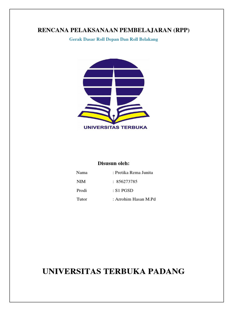 RPP Roll Depan Dan Roll Belakang | PDF