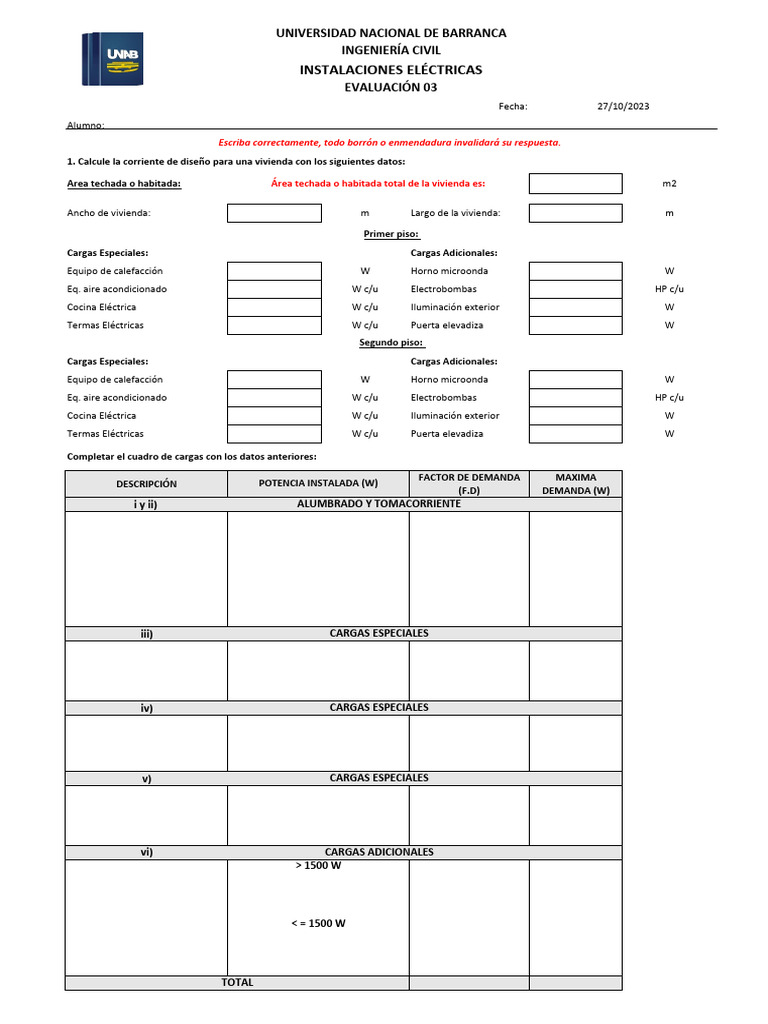Evaluación 03 | PDF | Ingenieria Eléctrica