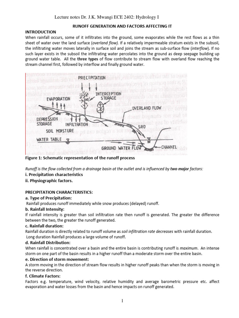 Stream Flow | PDF | Surface Runoff | Drainage Basin