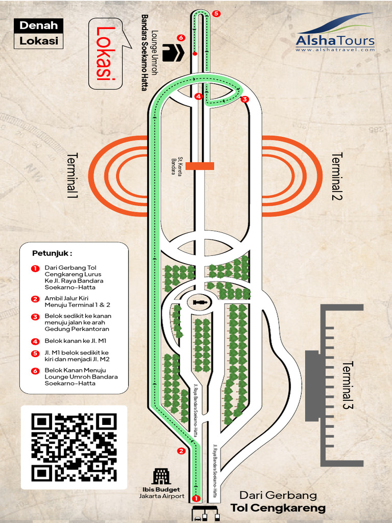 Maps Lounge Umroh Bandara Soekarno-Hatta (Alsha) | PDF