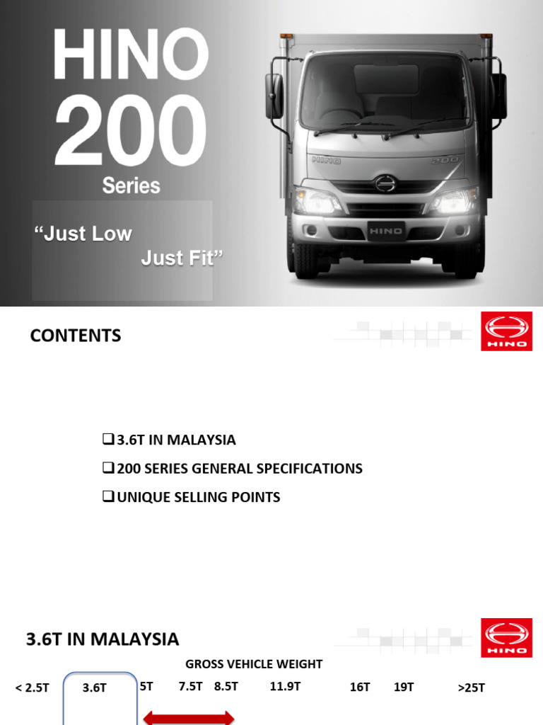Hino 200 Series - Alana | PDF | Land Vehicles | Automotive Technologies