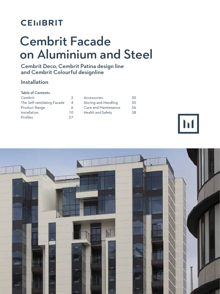 Cembrit Facade Installation Guide | PDF | Wall | Rivet