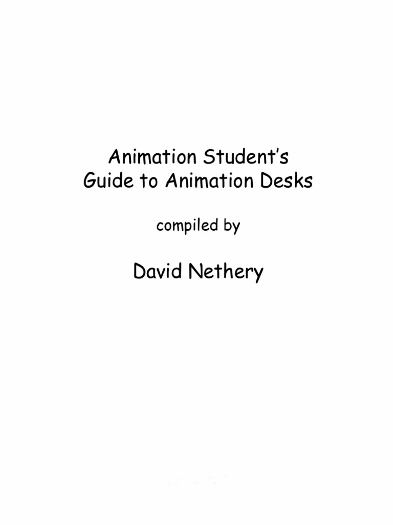 Animation Desks | PDF | Desk | Image Scanner