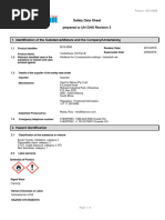 Safety Data Sheet Butane Cartridge | PDF | Fires | Dangerous Goods