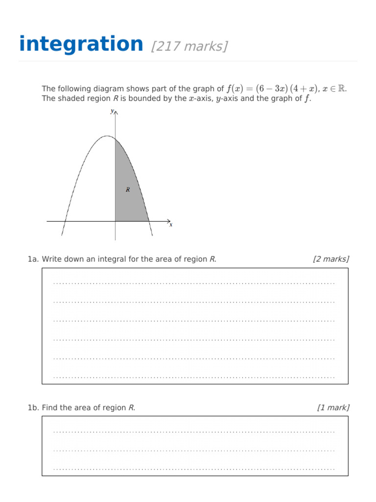 Integration p1 | PDF | Area | Cartesian Coordinate System