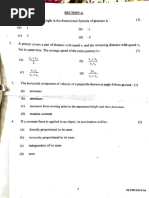 Class XI Physics 2023-2024 Midterm Paper | PDF | Force | Mass