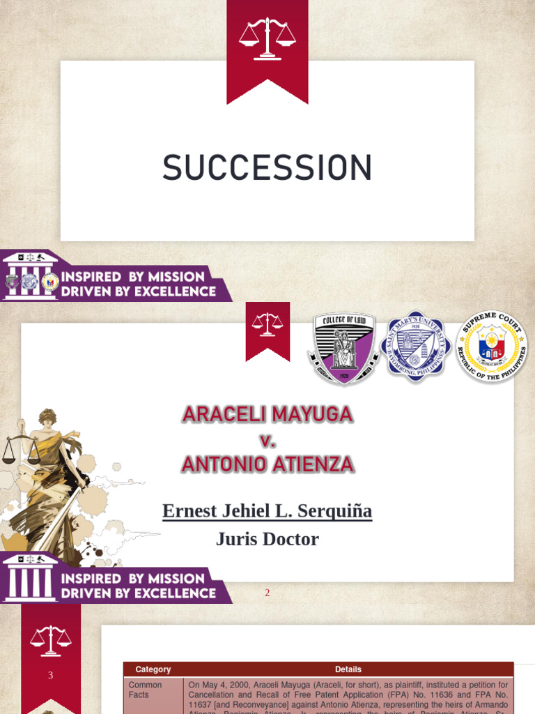 Succession | PDF | Complaint | Common Law