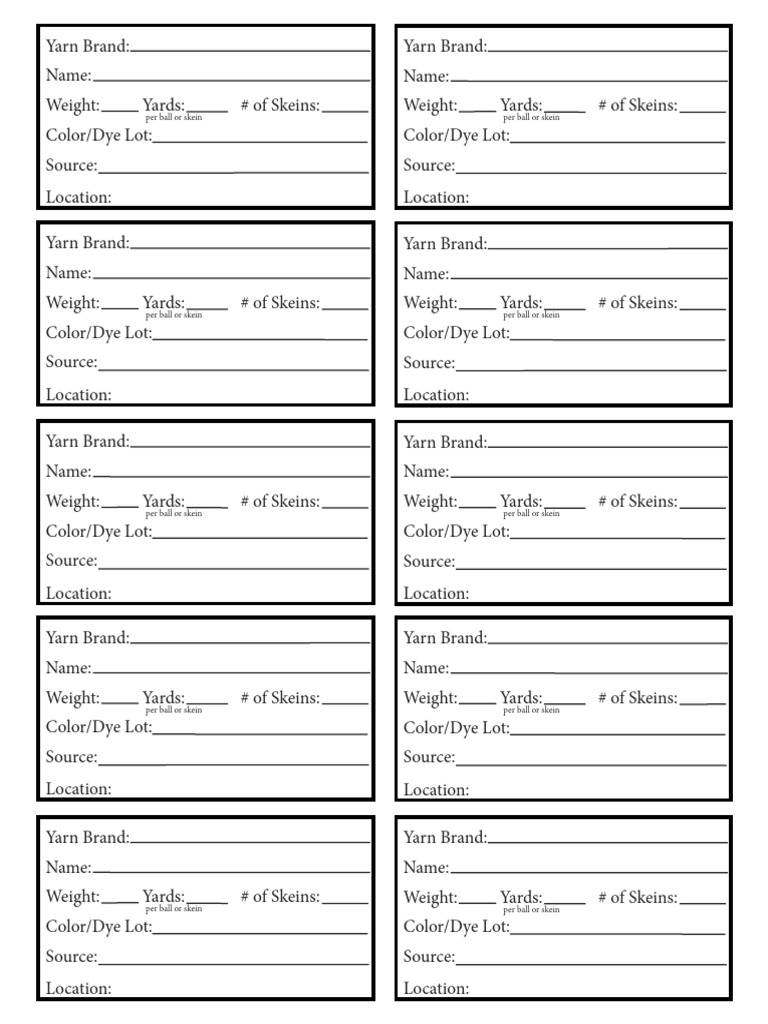 Yarn-Organizer Sheet | PDF | Yarn | Woven Fabrics