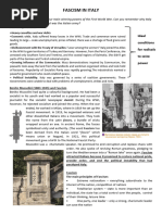 Mussolini's Fascism: Primary Sources | PDF | Benito Mussolini | Fascism