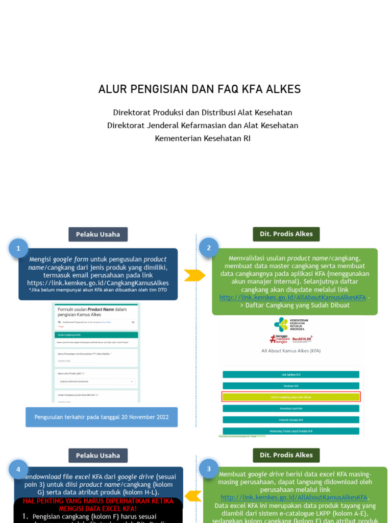 Alur Pengisian Kfa Fix 251122 | PDF | Bisnis | Komputer