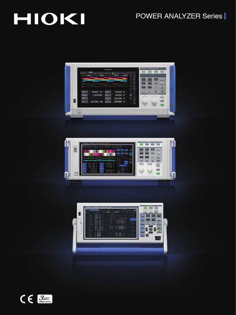 Series Power AnalyzerE1-2ZE 0 | PDF | Power Inverter | Electric Motor