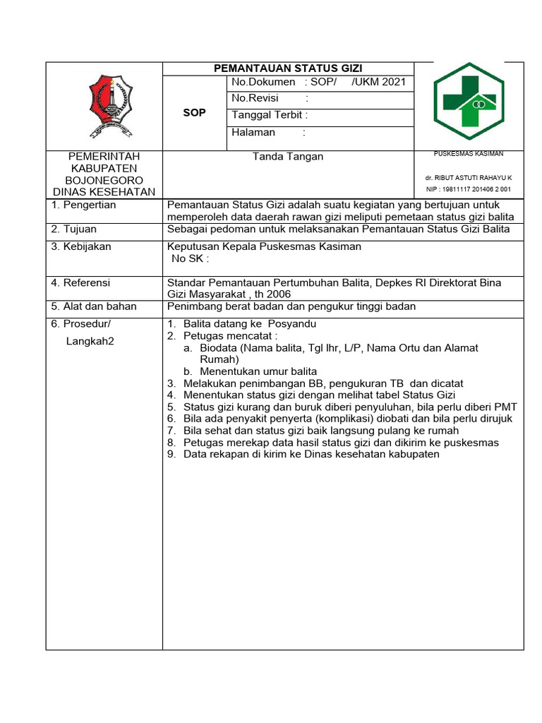 Sop PSG | PDF | Kesehatan Holistik