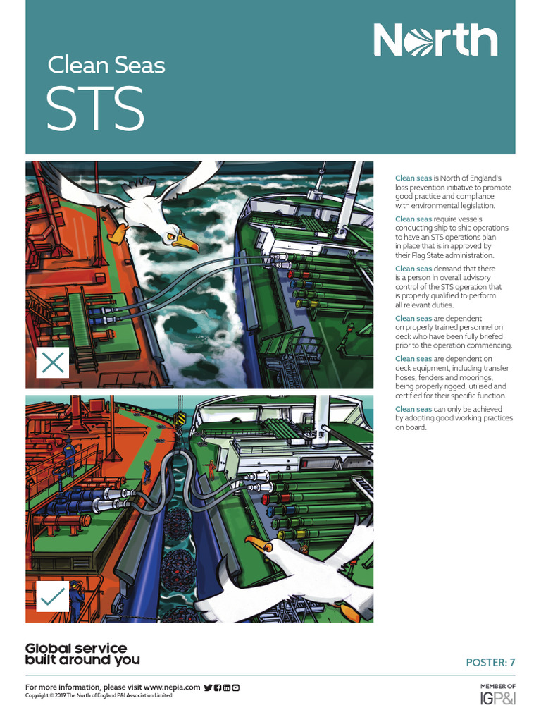 Poster 7 STS Clean Seas Poster | PDF | Shipping | Water Transport