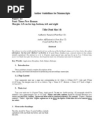 2 Double Column Research Paper Format | PDF | Times New Roman | Typefaces