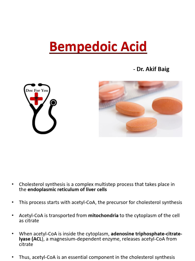 Bempedoic Acid | PDF | Cholesterol | Medical Treatments
