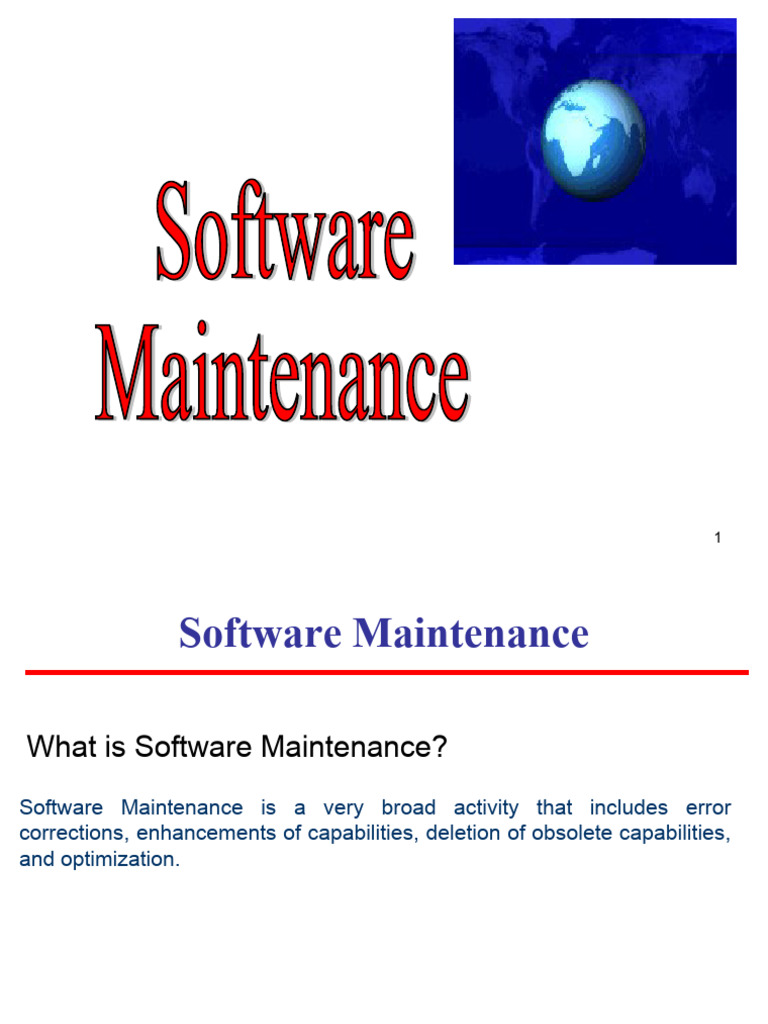 2@software Maintenance | PDF | Software | Programming