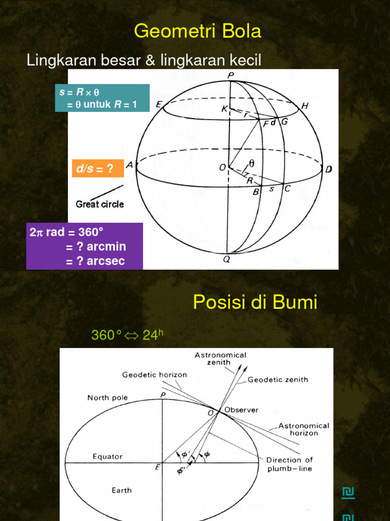 Trigonometri dan Geometri Bola | PDF | Metode & Bahan Ajar