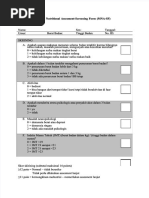 1) Form Skrining Pyms | PDF | Kesehatan Holistik
