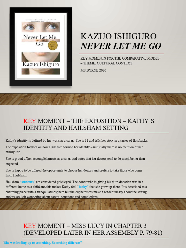 Never Let Me Go Key Moments Notes | PDF