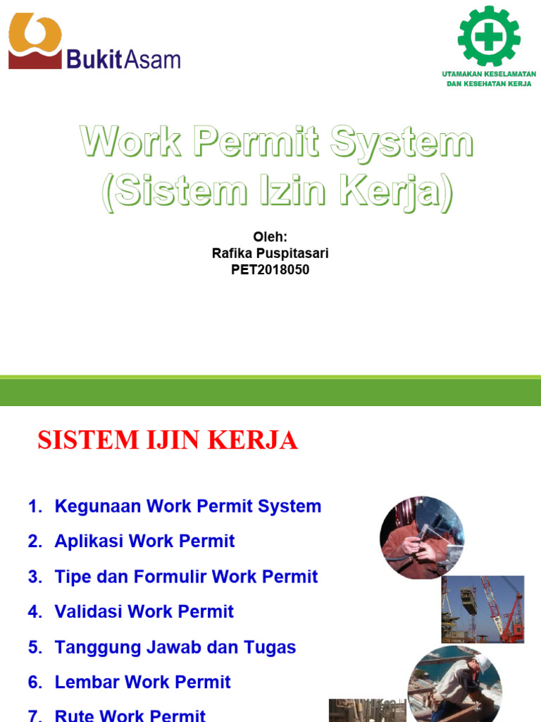 Sistem Izin Kerja (Work Permit System) | PDF