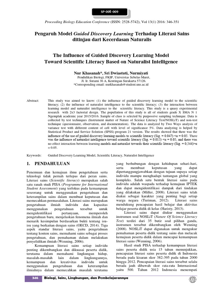 Jurnal Yang Dianalisis 5 | PDF | Science | Cognition