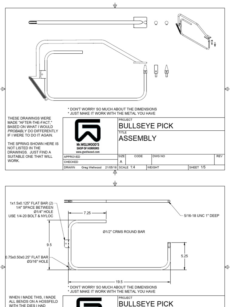 Bullseye Pick WWW Gwellwood Com | PDF | Procedural Knowledge | Equipment