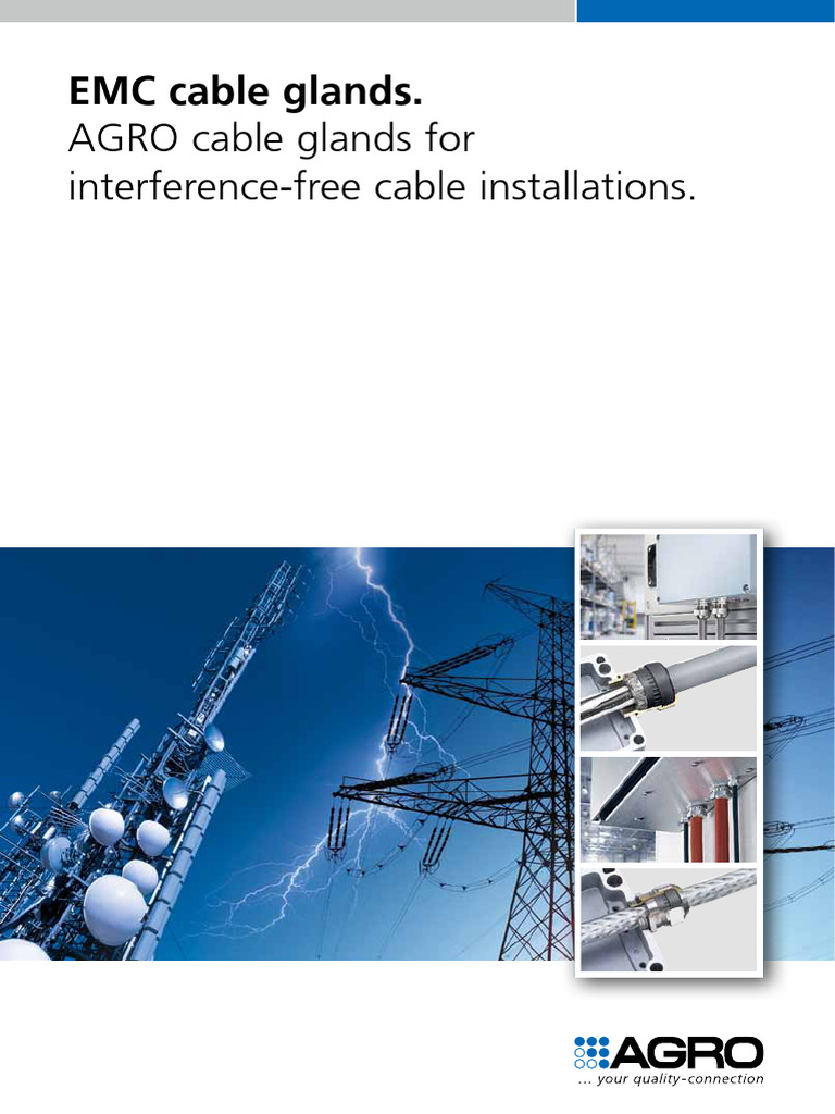 Broschuere EMV Kabelverschraubungen en | PDF | Electromagnetic Compatibility | Electromagnetic ...