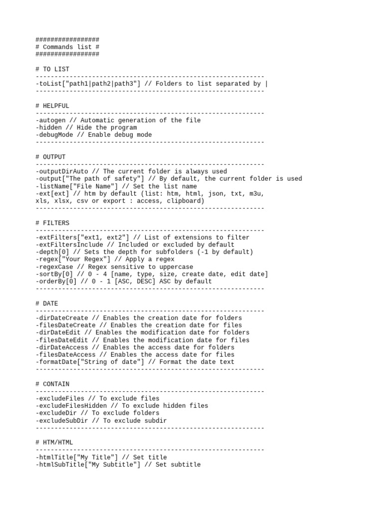 Commands | PDF | Computer File | Microsoft Excel