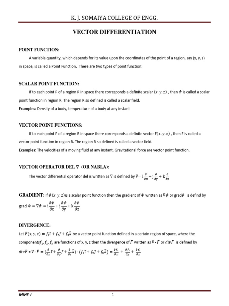 Vectors Differentiation | PDF | Euclidean Vector | Rotation Around A Fixed Axis