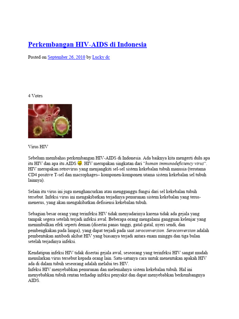 Perkembangan HIV | PDF