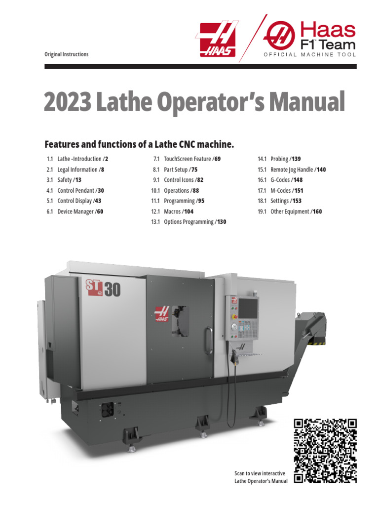 English Lathe Interactive Manual Print Version 2023 Pdf Safety