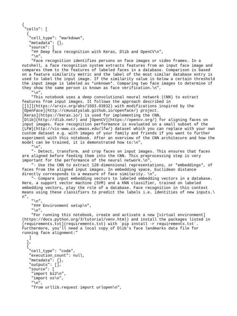 Deep Face Recognition With Keras Pdf Artificial Intelligence Intelligence Ai And Semantics