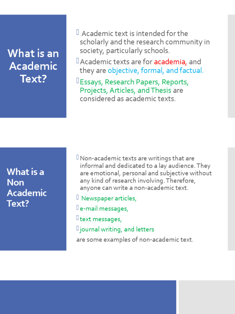Distinguishing Academic Text Structures | PDF | Essays | Thesis