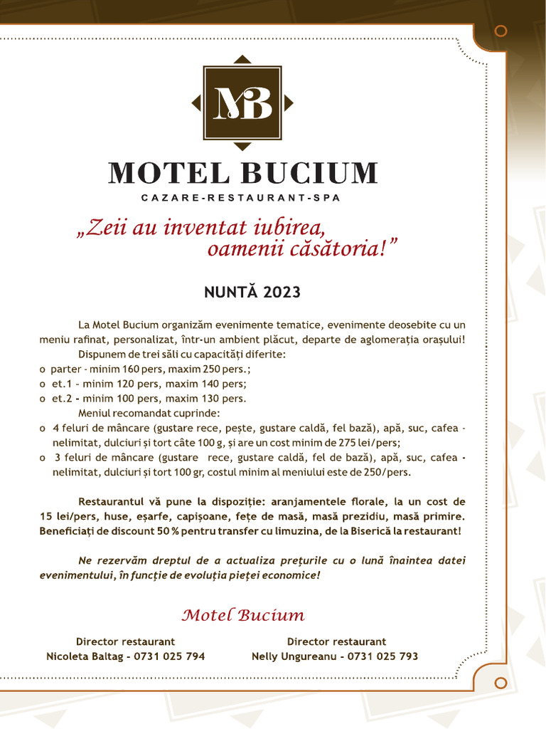 MOTEL-MENIU-nunta-A4-2023 | PDF