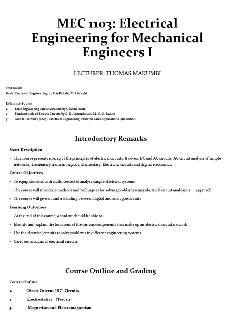 1-DC Circuits | PDF | Electric Current | Electrical Network