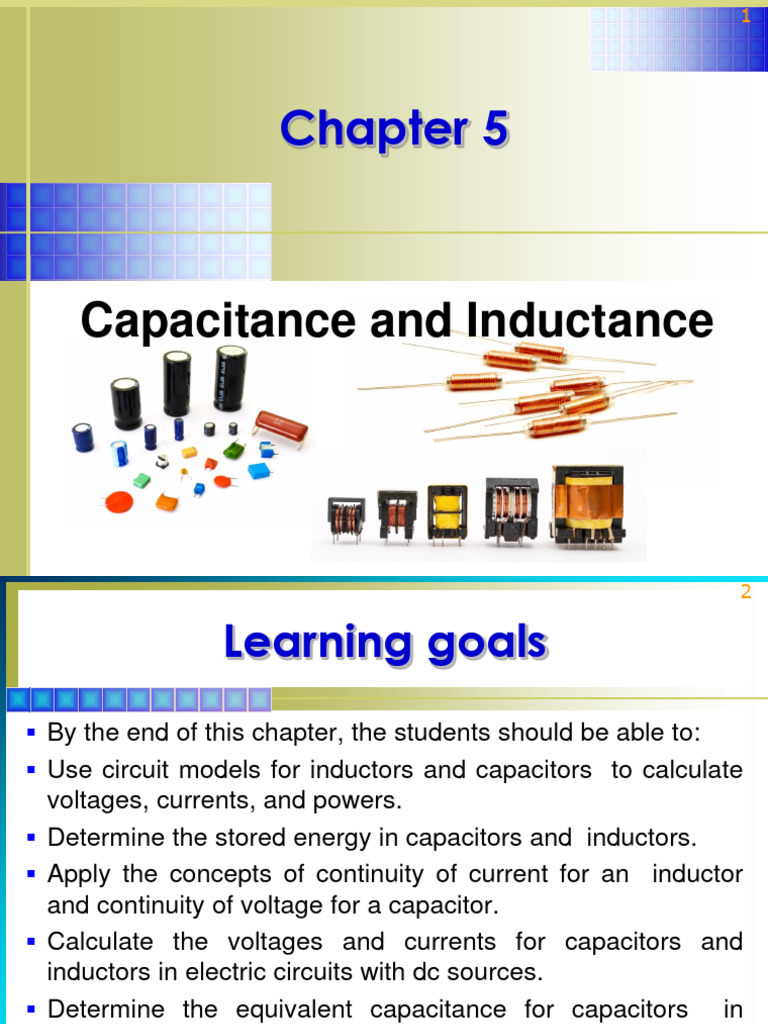 Chapter 5-Capacitance and Inductance of DC Circuits | PDF | Capacitor | Inductor