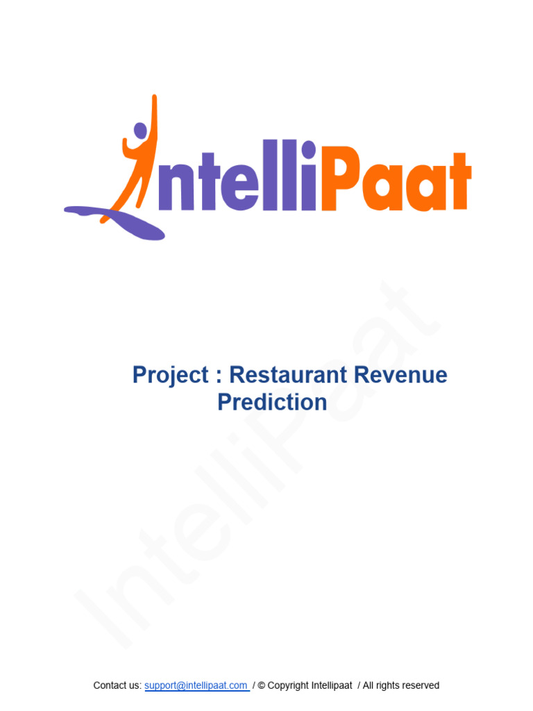 Project-9 - Revenue Prediction | PDF | Business | Finance & Money ...