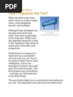 Work Productivity and Activity Impairment Questionnaire | PDF | Percentage | Clinical Trial