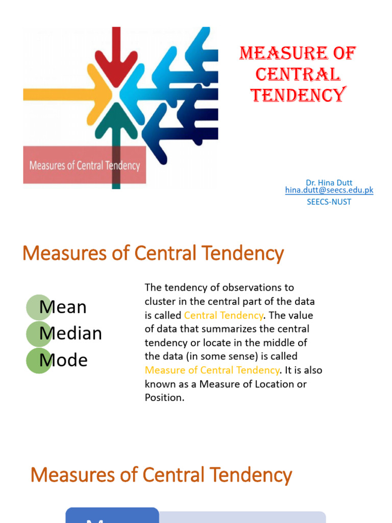 4. Measure of Central Tendency | PDF | Mode (Statistics) | Mean