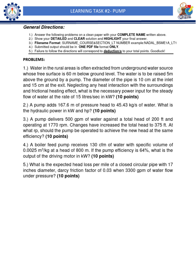 Learning Task #2 | PDF